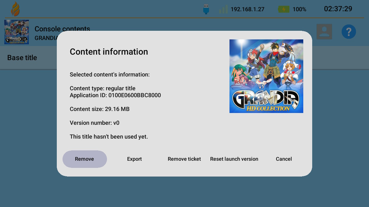 Grandia HD export nsp problem · Issue #513 · XorTroll/Goldleaf · GitHub