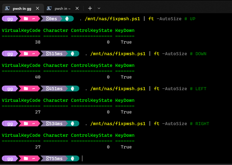 Arrow keys don't work in the powershell console when invoked from a TTY · Issue #18053 ...