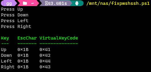 Arrow keys don't work in the powershell console when invoked from a TTY · Issue #18053 ...