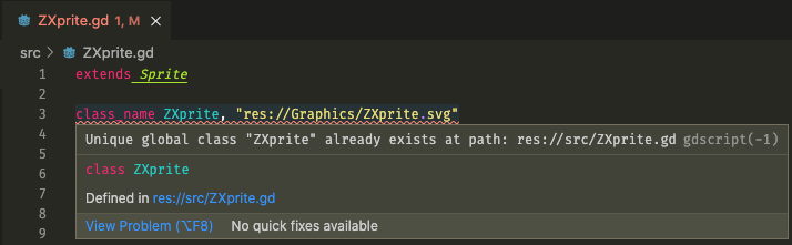 Unique Global Class Already Exists At Path Theres Only One Class Named Like This
