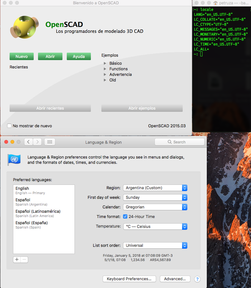 OpenSCAD has switched to French for macOS Sierra [$9 awarded] · Issue #1813 · openscad/openscad ...