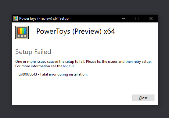 The Installer Has Insufficient Privileges To Access This Directory · Issue 25318 
