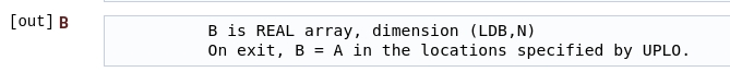 Correctness And Efficiency Of Lapacke Xlacpy When Matrix Layout Is Lapack Row Major · Issue 729