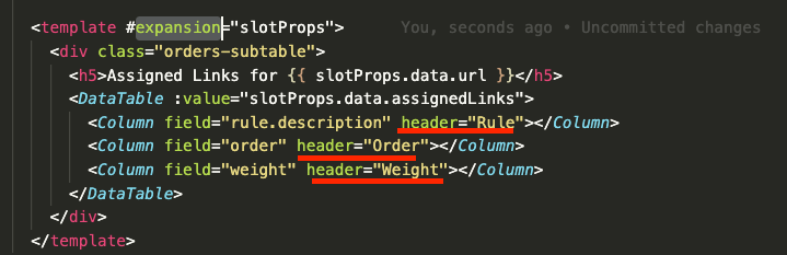 Datatable headers not visible in expanded view · Issue #1369 · primefaces/primevue · GitHub