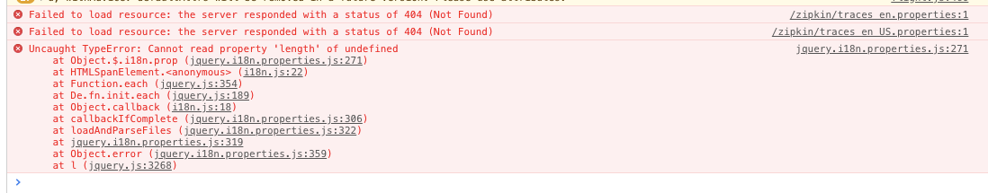 JS errors when loading the homepage in the UI · Issue #2257 · openzipkin/zipkin · GitHub