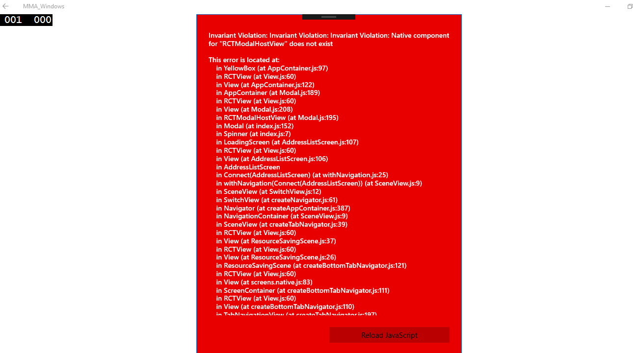 Invariant Violation: Native component for "RCTMobileHostView" does not exist · Issue #2417 ...