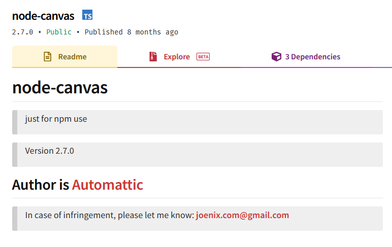 Fix whatever file npm pulls from? · Issue #1963 · Automattic/node-canvas · GitHub