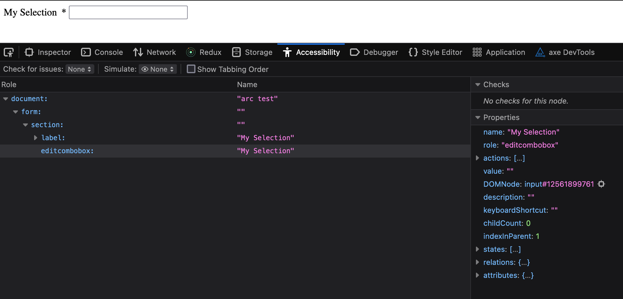 No Accessible Name Reported For Combobox Role With Explicit Label No Accessible Name Reported For Combobox Role With Explicit Label