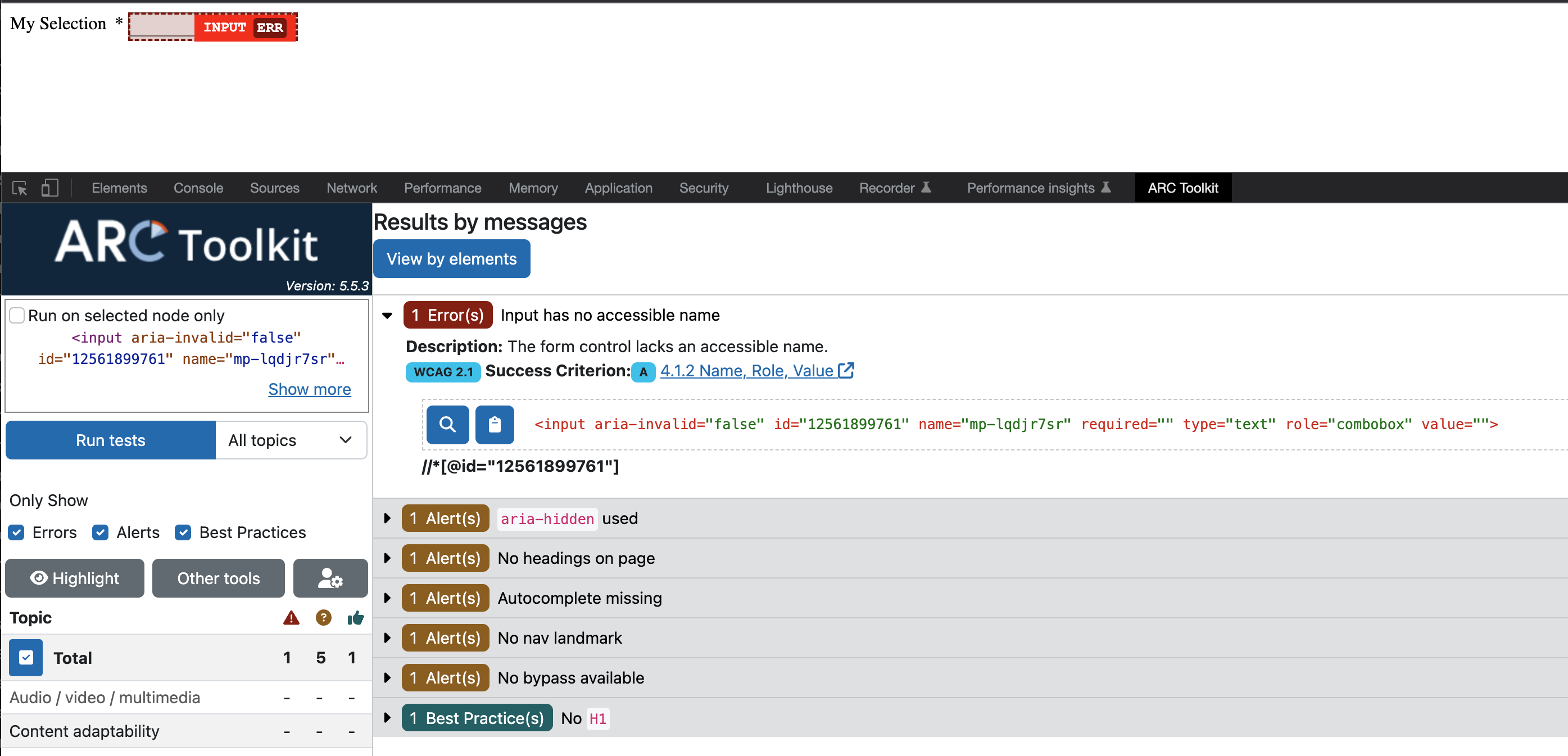 No Accessible Name Reported For Combobox Role With Explicit Label No Accessible Name Reported For Combobox Role With Explicit Label