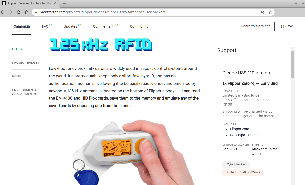 RFID: Unable To Detect Or Read Any Signal · Issue #1048 · flipperdevices/flipperzero-firmware ...