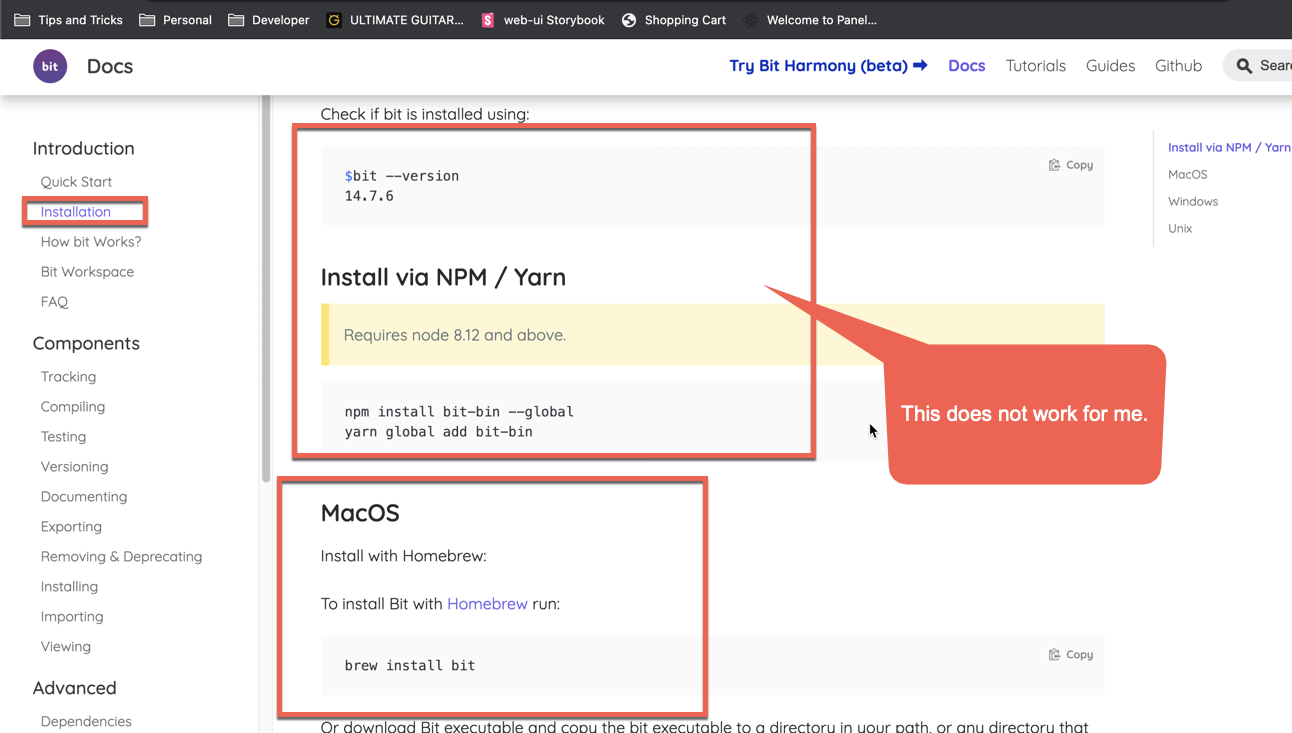 Cannot even install the bit? · Issue #3985 · teambit/bit · GitHub