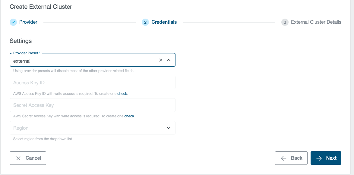 Allow user to select region for EKS external cluster in Import and Create · Issue #4915 ...