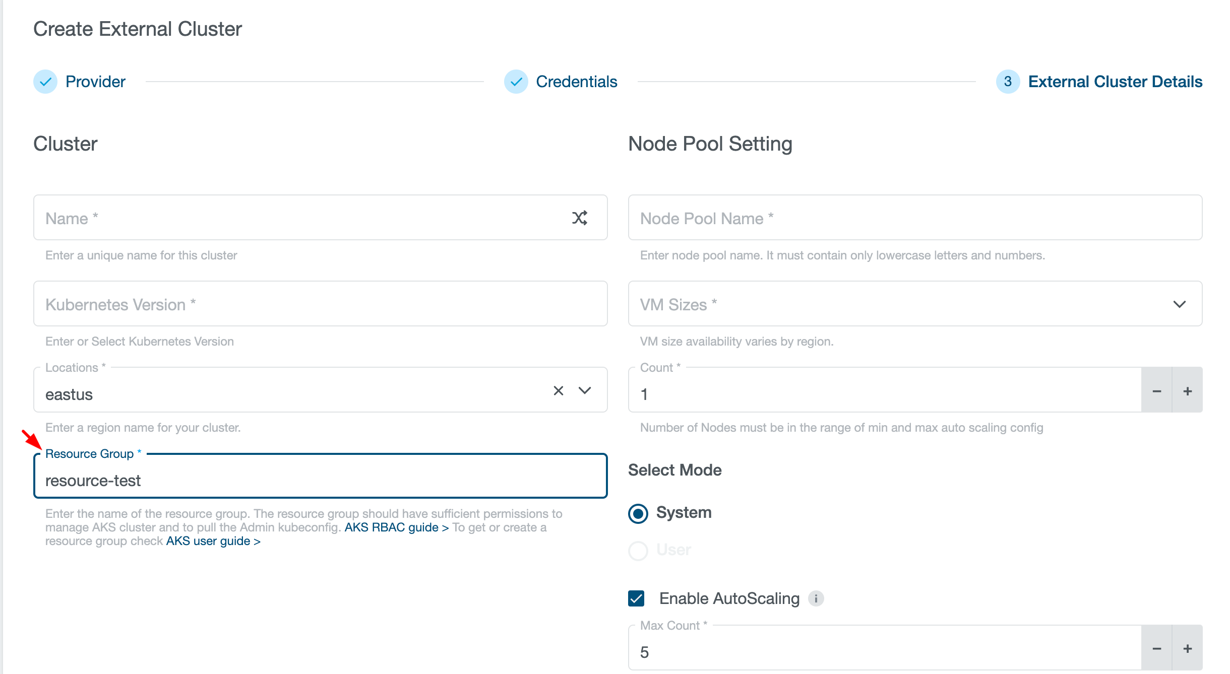Add Resource Group list dropdown for AKS · Issue #4950 · kubermatic/dashboard · GitHub