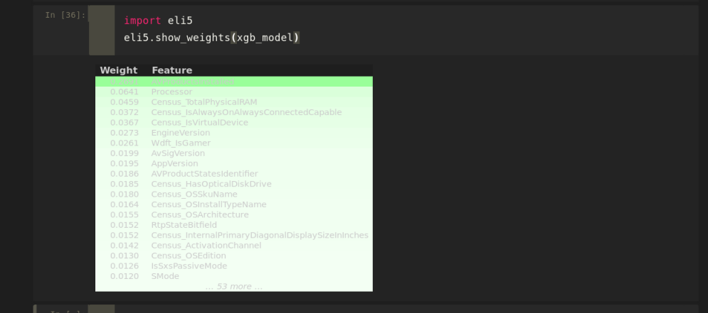 Eli5 doesn't play nicely with jupyter themes dark mode · Issue #312 · TeamHG-Memex/eli5 · GitHub