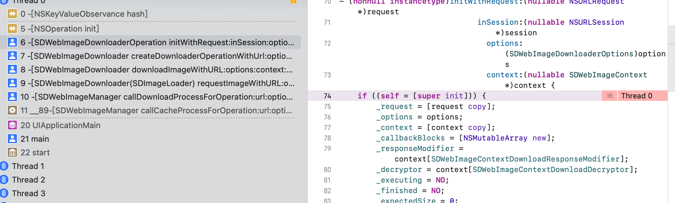 SDWebImage 5.11.1 crash SDWebImageDownloaderOperation · Issue #3302 · SDWebImage/SDWebImage · GitHub