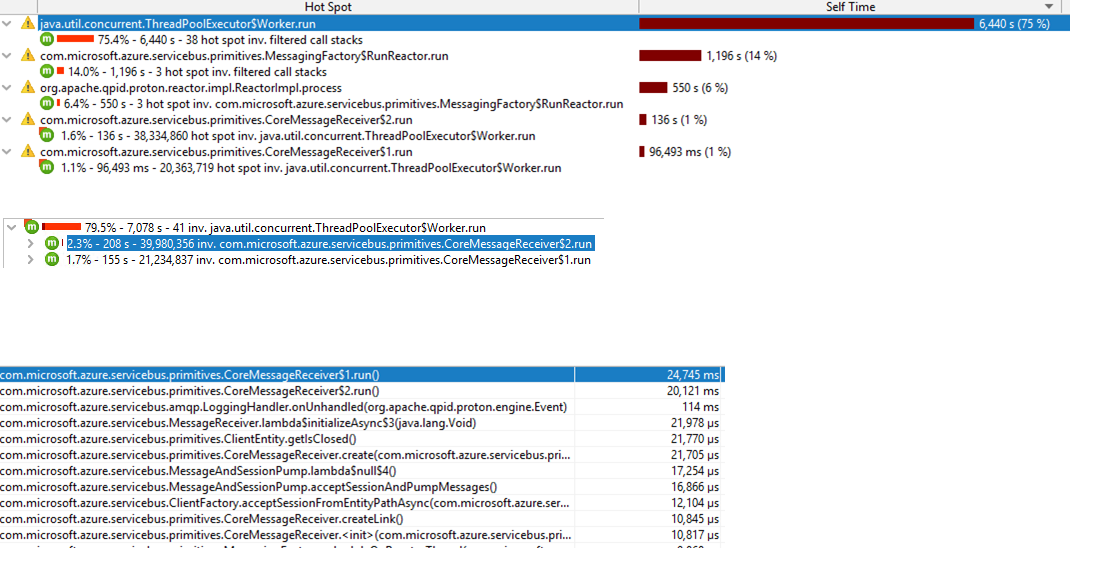 Frquent Timeout Exception From Service Bus Cauing App Server To Use 80 Of Cpu · Issue 381