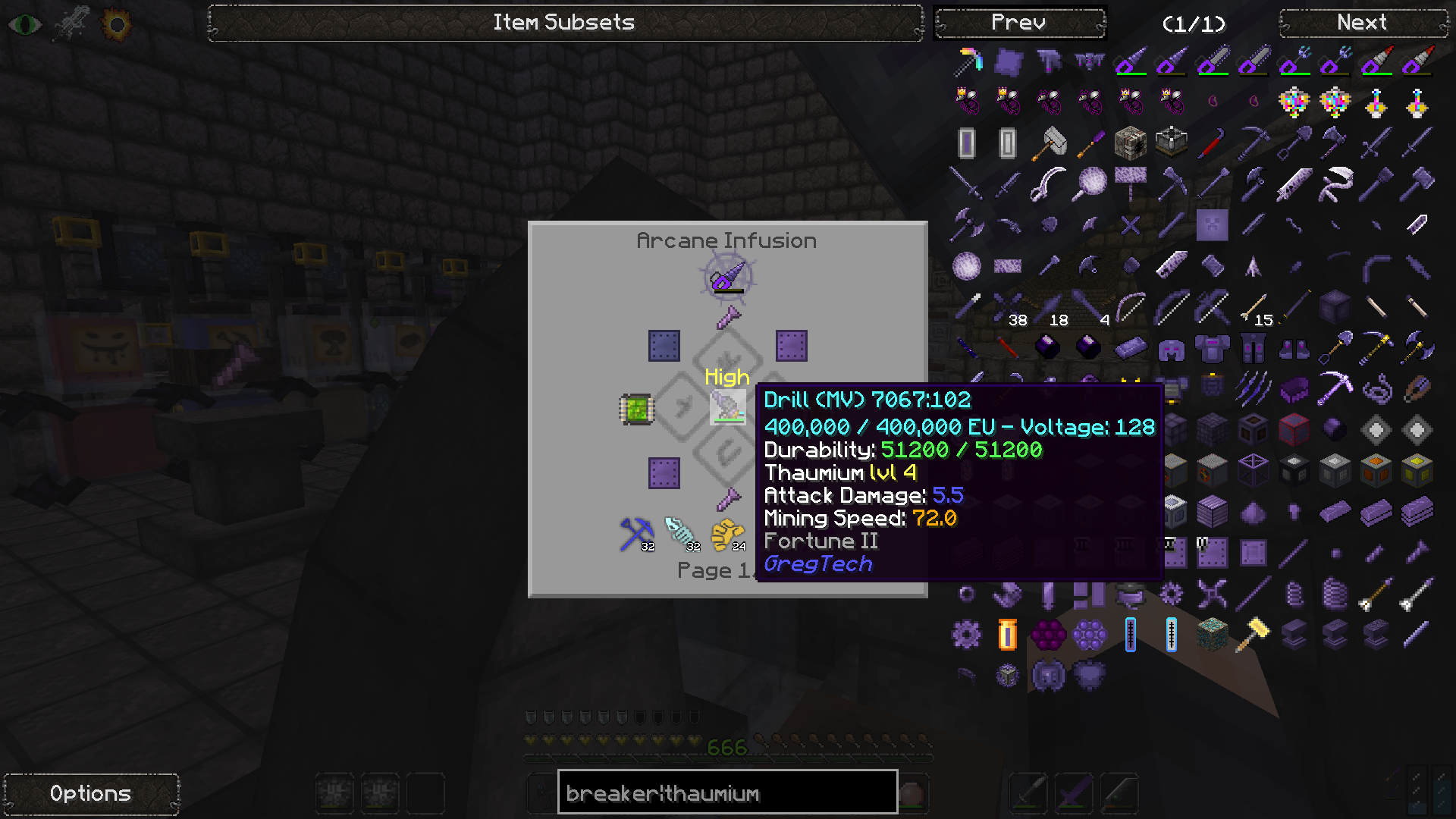 Electromagic tools infusion recipes and gregtech metaitems · Issue ...