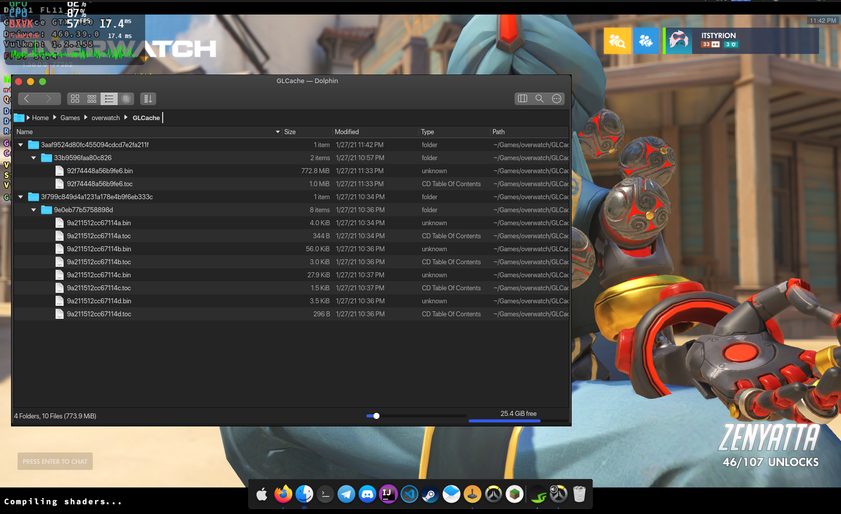 Overwatch recompiling shaders on every restart · Issue #1249 · doitsujin/dxvk · GitHub