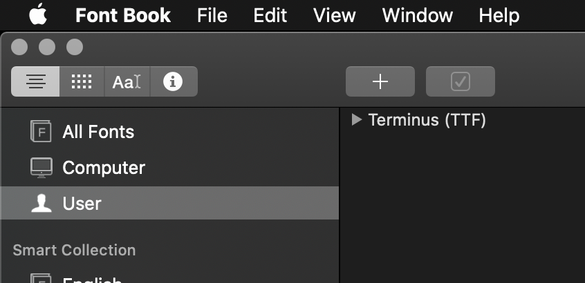 Problem loading User font [Terminus (TTF)] in macOS Catalina · Issue #3909 · alacritty/alacritty ...