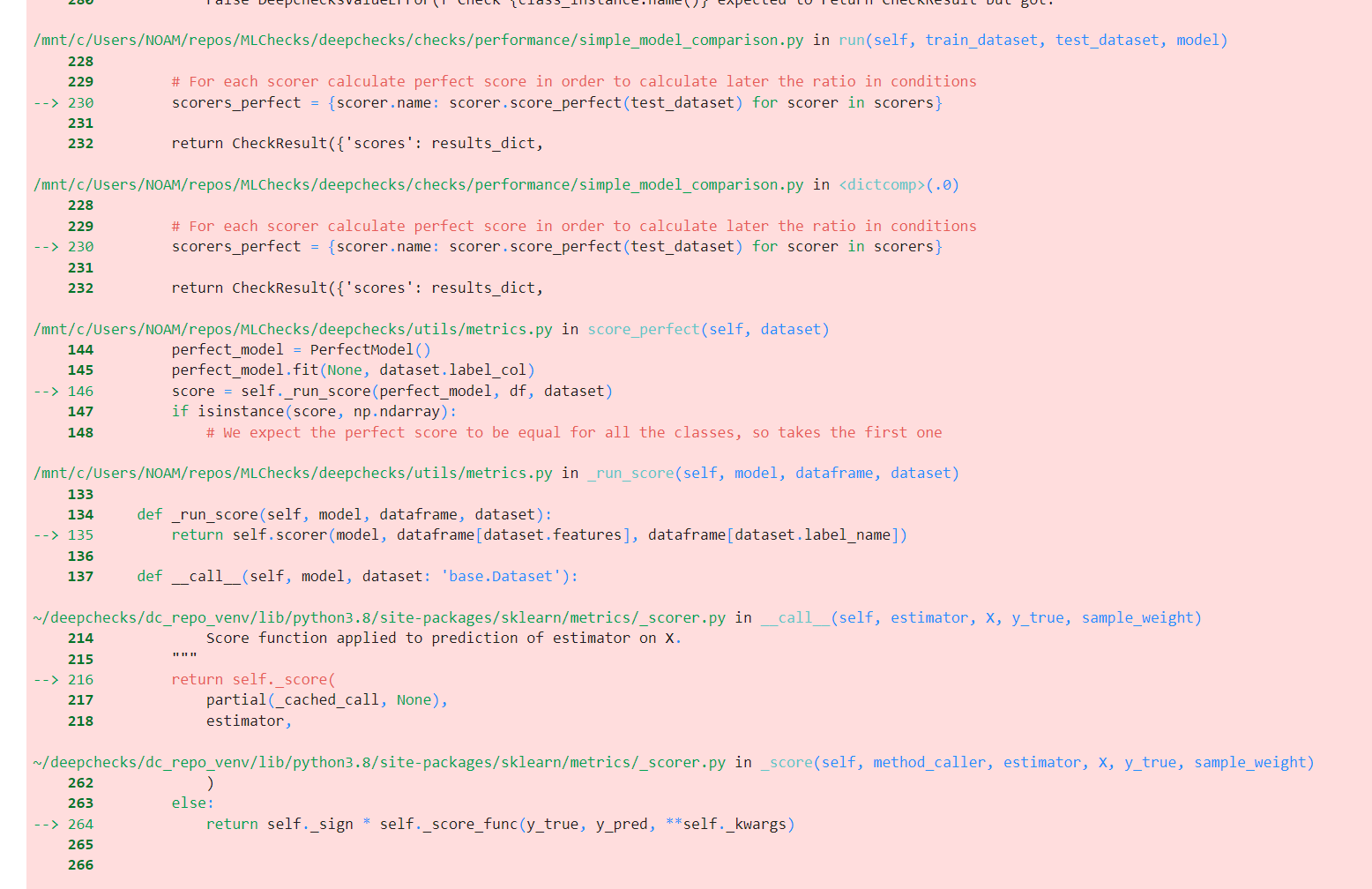 [BUG] inconsistent numbers of samples in SimpleModelComparison · Issue #525 · deepchecks ...