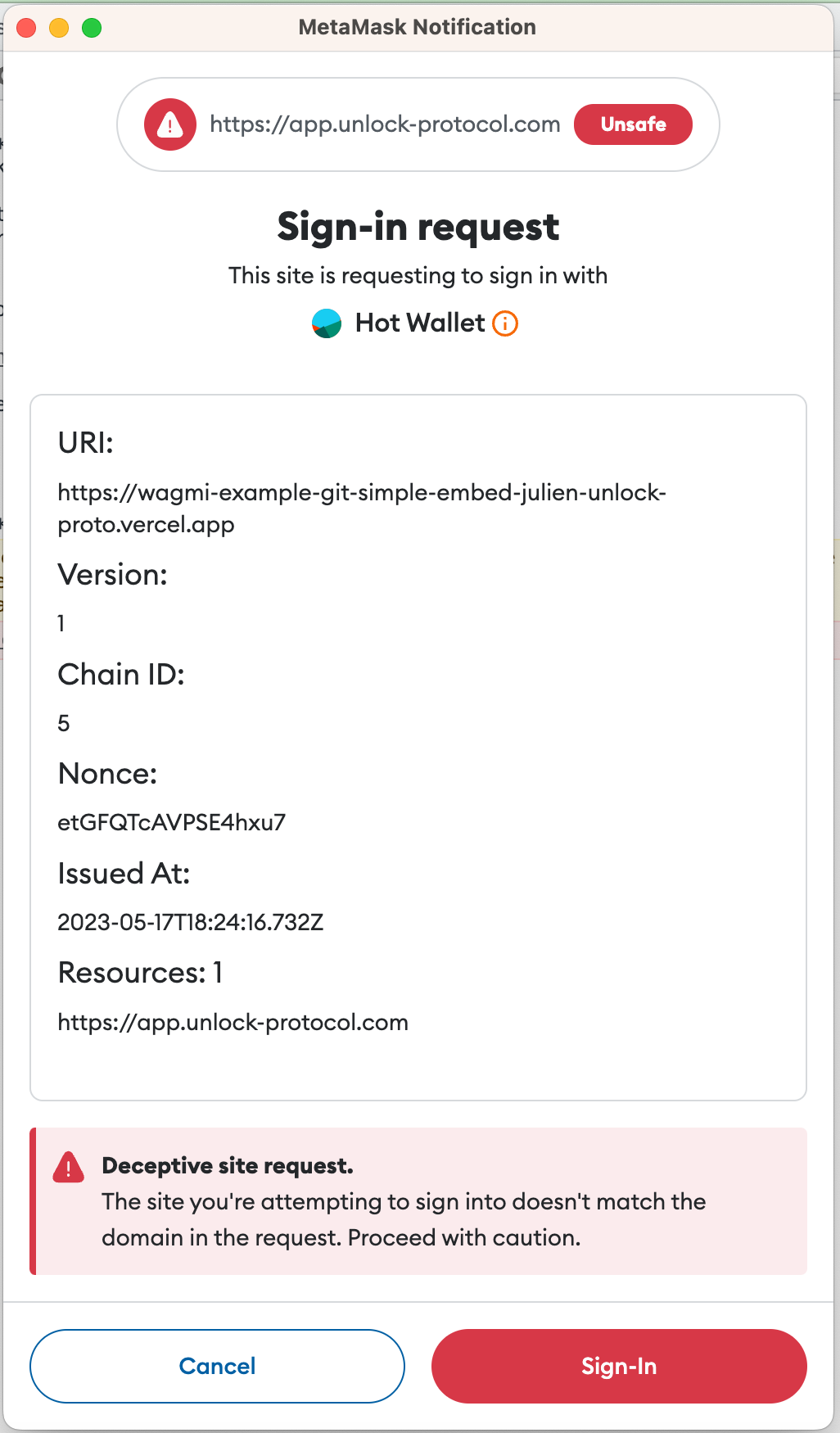 Bug Domain Mismatch When Prompted To Sign From Iframe · Issue 19189 · Metamaskmetamask 1697