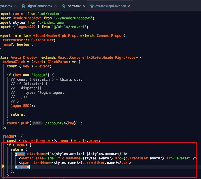 请问这个menu判断是做什么用的？ · Issue #4360 · ant-design/ant-design-pro · GitHub