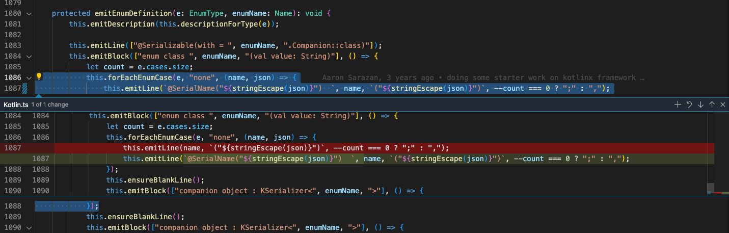 Generated kotlinX code fails to serialize enums properly · Issue #1659 · glideapps/quicktype ...