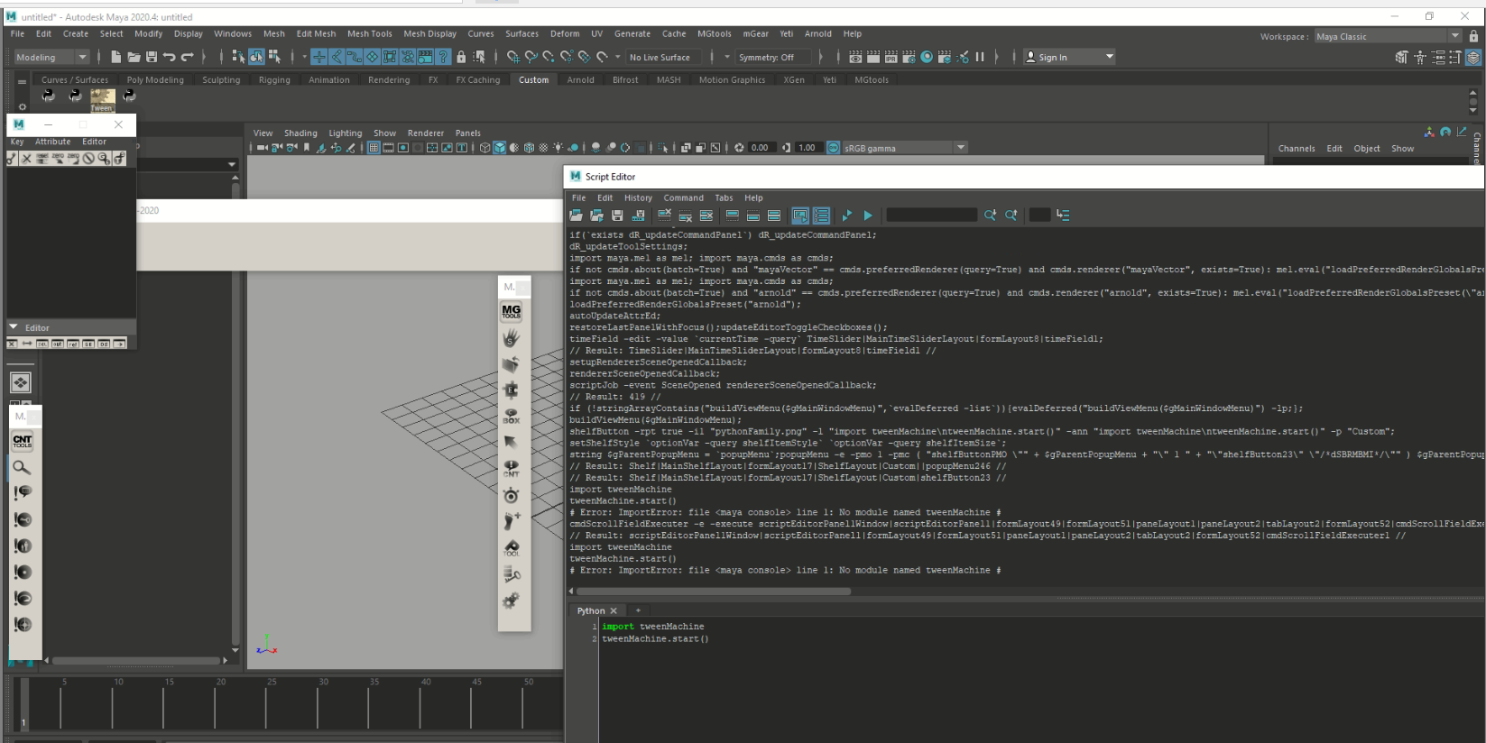 # Error: ImportError: file line 1: No module named tweenMachine # · Issue #36 · boredstiff ...