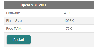 Max current and Service level values not updating in HA · Issue #108 · firstof9/openevse · GitHub