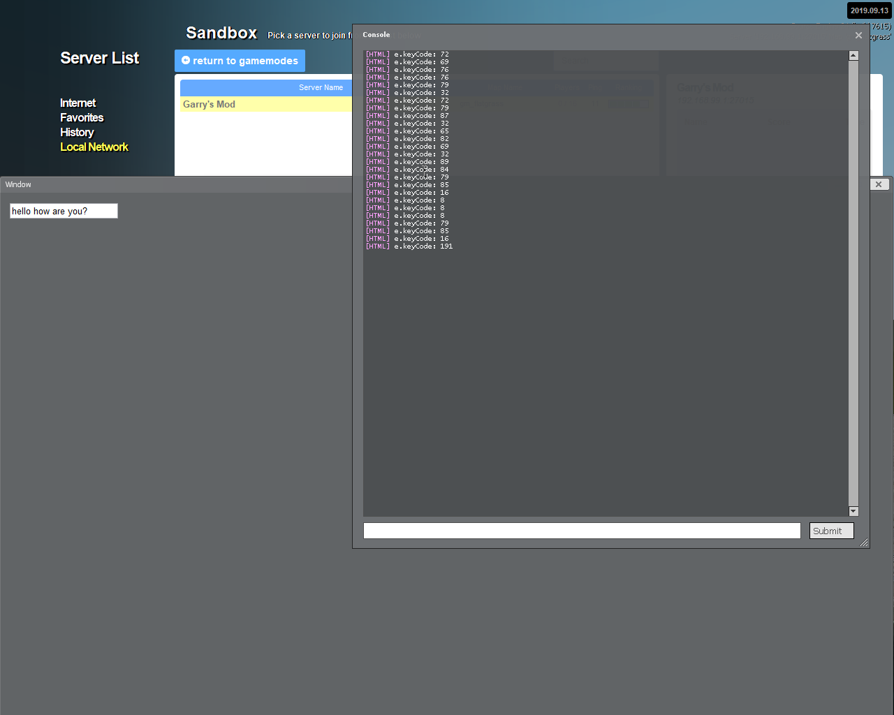 Keydown JS events do not work on x86-64 branches · Issue #3993 · Facepunch/garrysmod-issues · GitHub
