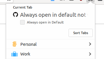 Always open in default not working · Issue #1264 · mozilla/multi-account-containers · GitHub