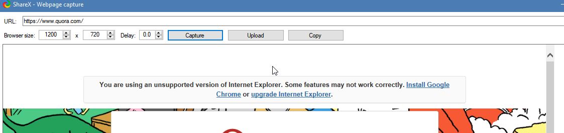 Webpage capture error - outdated browser · Issue #3634 · ShareX/ShareX · GitHub