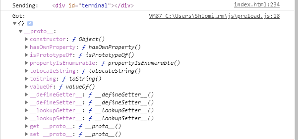 Send DOM object to preload script with exposed api · Issue #27416 ...