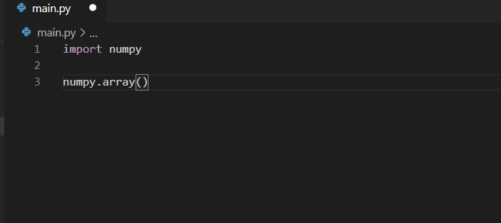 Hints Suggestions Autocomplete Not Working For Numpy Matplotlib 