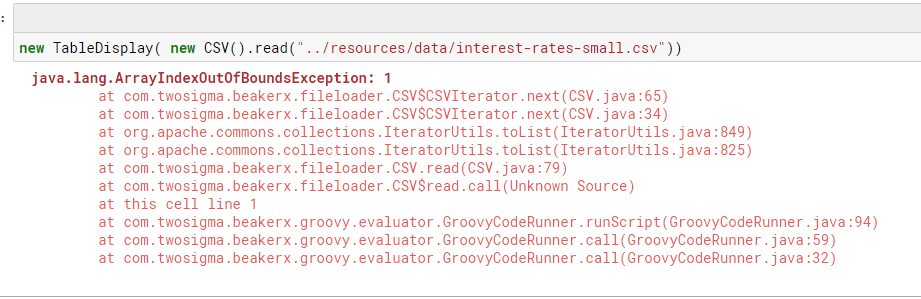 java.lang.ArrayIndexOutOfBoundsException (Groovy table) · Issue #7947 · twosigma/beakerx · GitHub