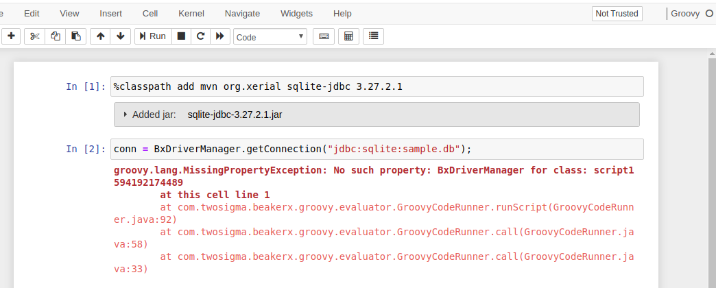 No Such Property Bxdrivermanager For Class · Issue 10 · Twosigma Beakerx Kernel Base · Github