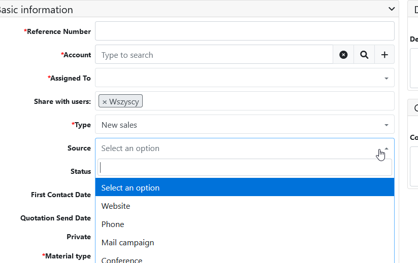 Cannot create Opportunities after update form 6.3.0 to YetiForce CRM 6.4 Service Pack v4[bug ...