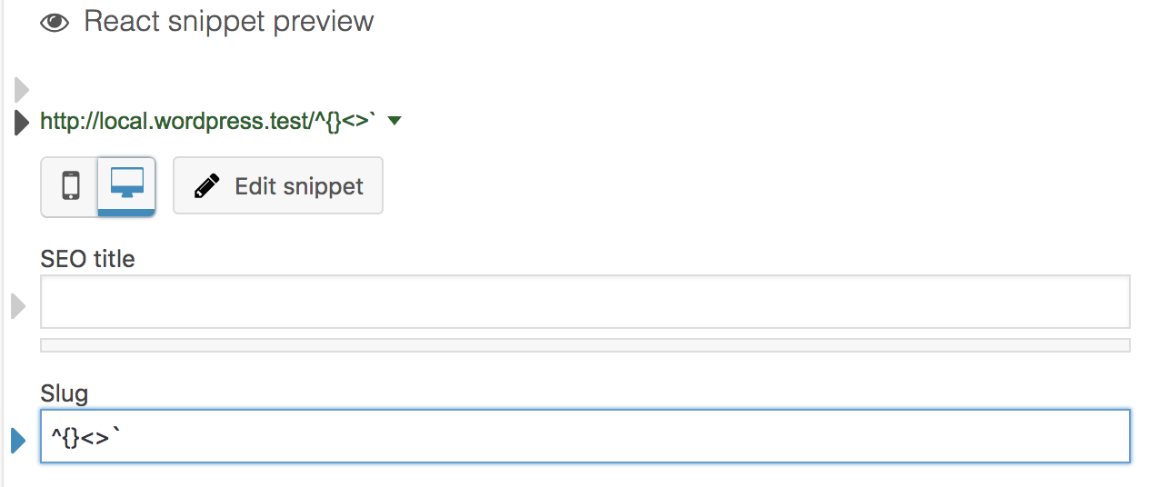 Handle special characters correctly in the React mobile snippet preview · Issue #486 · Yoast ...