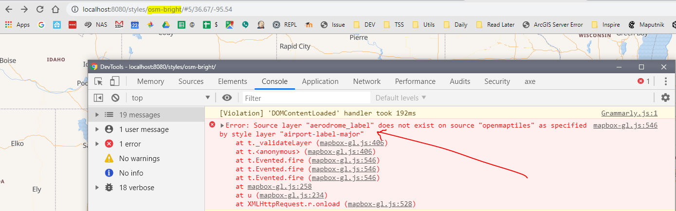 Source layer "aerodrome_label" does not exist on source "openmaptiles" · Issue #656 ...