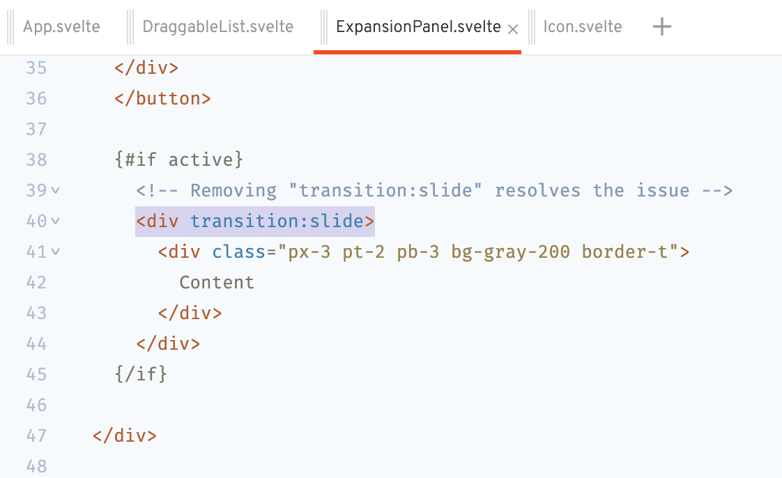 Pointer drag and drop issue with expanded item · Issue #247 · isaacHagoel/svelte-dnd-action · GitHub