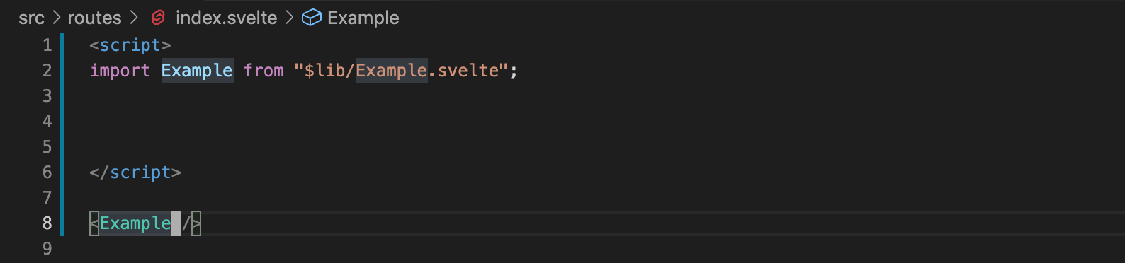 Quick fix component imports · Issue #1189 · sveltejs/language-tools · GitHub