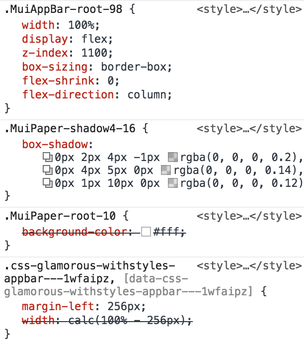 [Discussion] How to use glamorous with MUI child components (Drawer ...