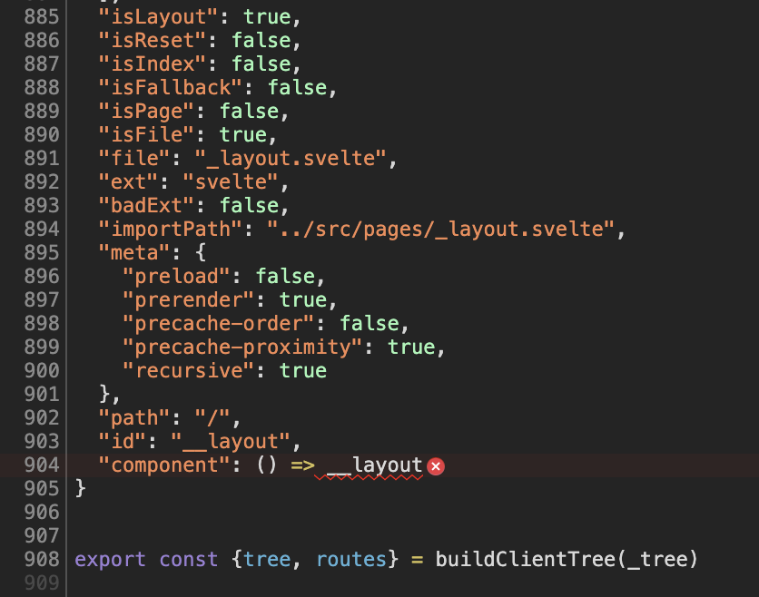 Missing root __layout import after upgrade to 2.x · Issue #260 · roxiness/routify · GitHub