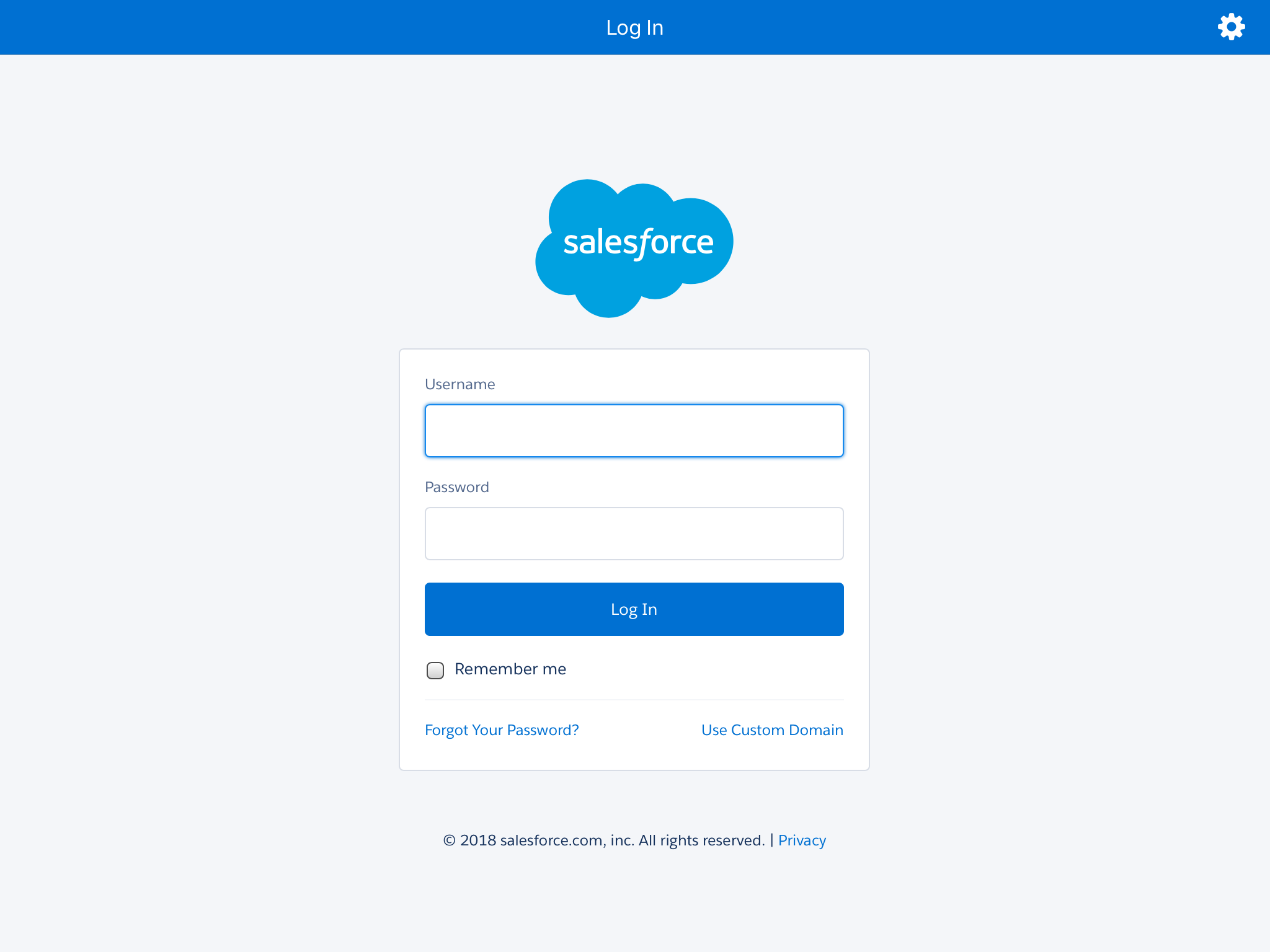 Salesforce login page renders in portrait only · Issue #2635 · forcedotcom/SalesforceMobileSDK ...
