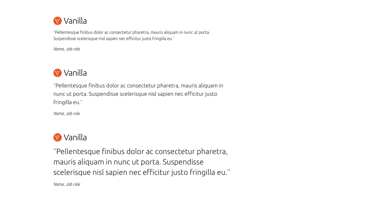 Build new testimonial component · Issue #1961 · canonical/vanilla ...