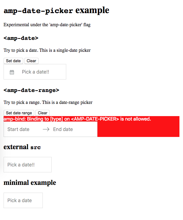 Amp Date Picker Toggle Single Date And Range Dates · Issue 13964