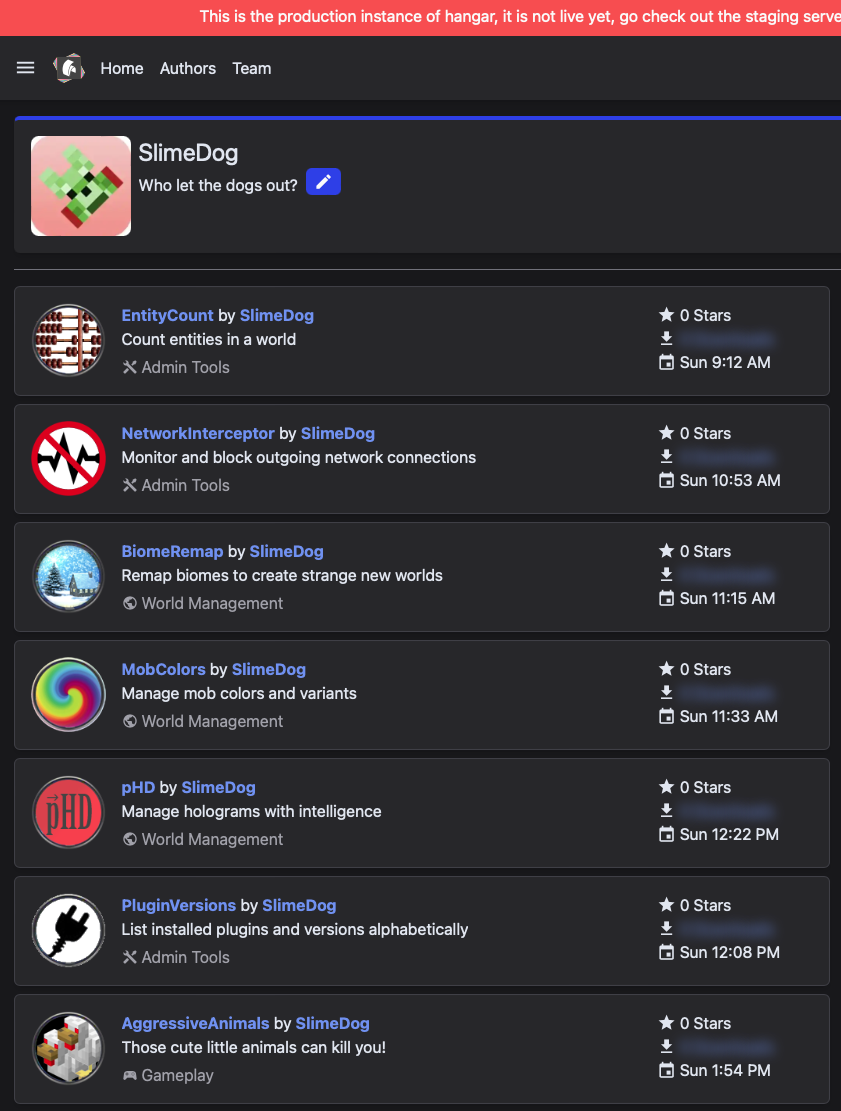Sort lists caseless · Issue #1053 · HangarMC/Hangar · GitHub