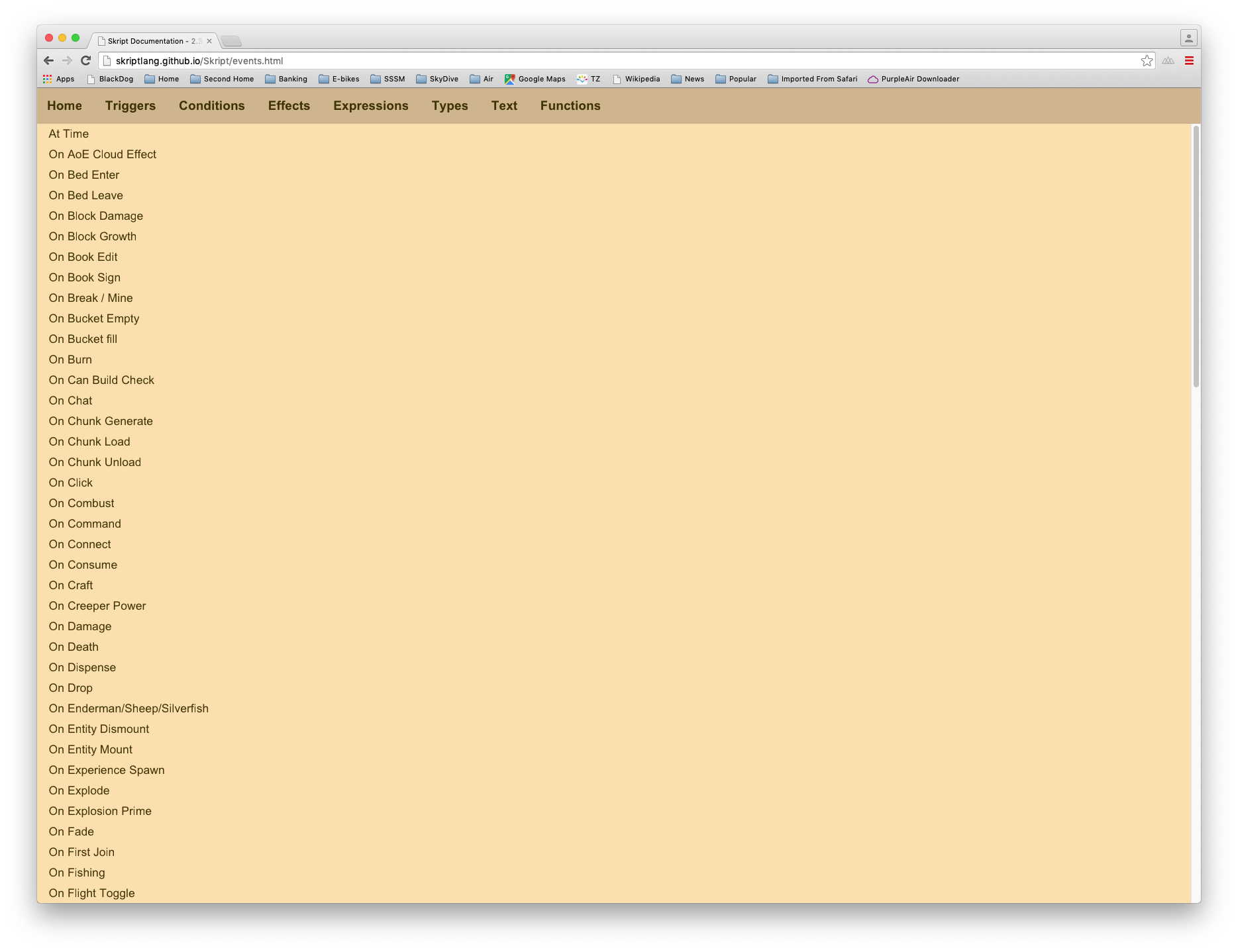 Documentation pages in different browsers · Issue #1721 · SkriptLang/Skript · GitHub