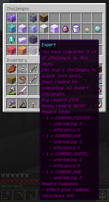 Expert complete 11 challenges, cannot move to advanced · Issue #243 · BentoBoxWorld/Challenges ...