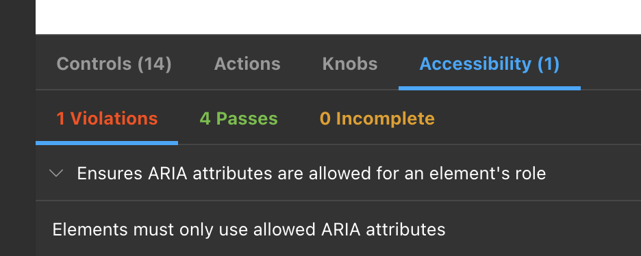 Show number of violations in addon-a11y tab · Issue #16235 · storybookjs/storybook · GitHub